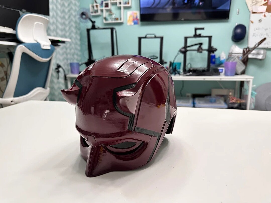 Daredevil Mask Marvel Daredevuk Season 2 STL for 3D Printing Cosplay ...