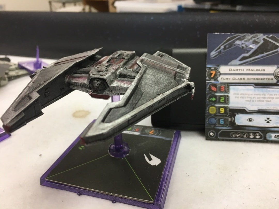 The Old Republic Sith Ship Star Wars STL for 3D Printing Miniature ...