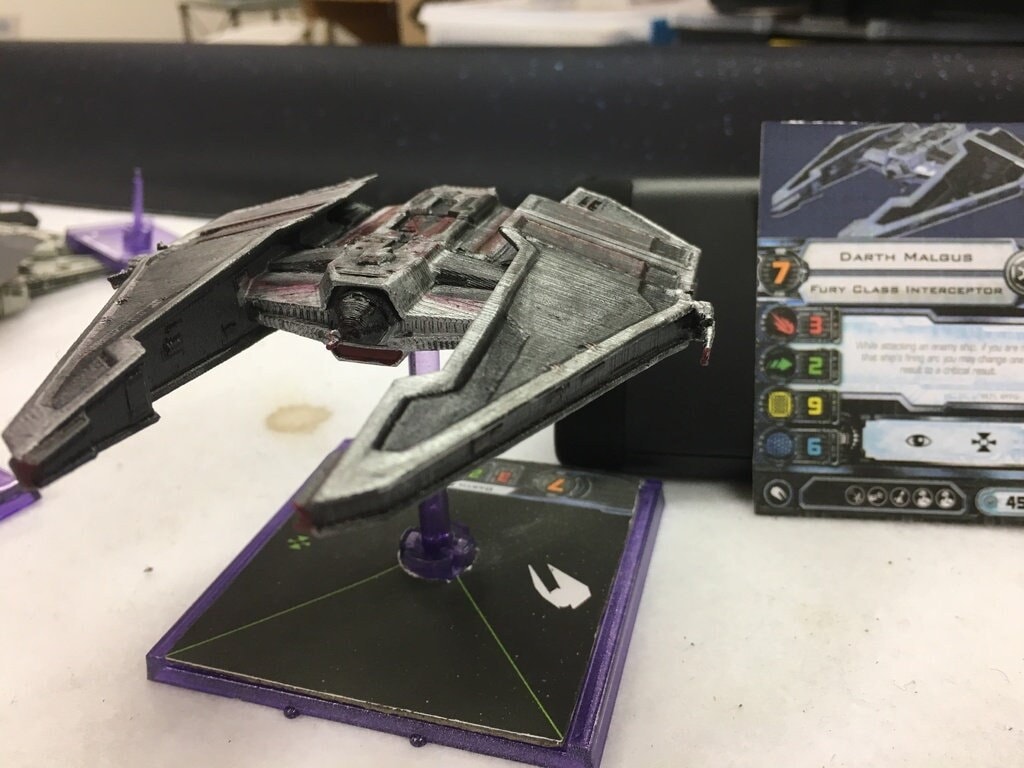 The Old Republic Sith Ship Star Wars STL for 3D Printing Miniature ...