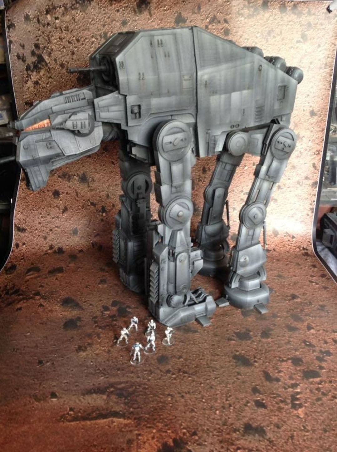 AT-M6 Walker Star Wars STL for 3D Printing Miniature Replica - Etsy
