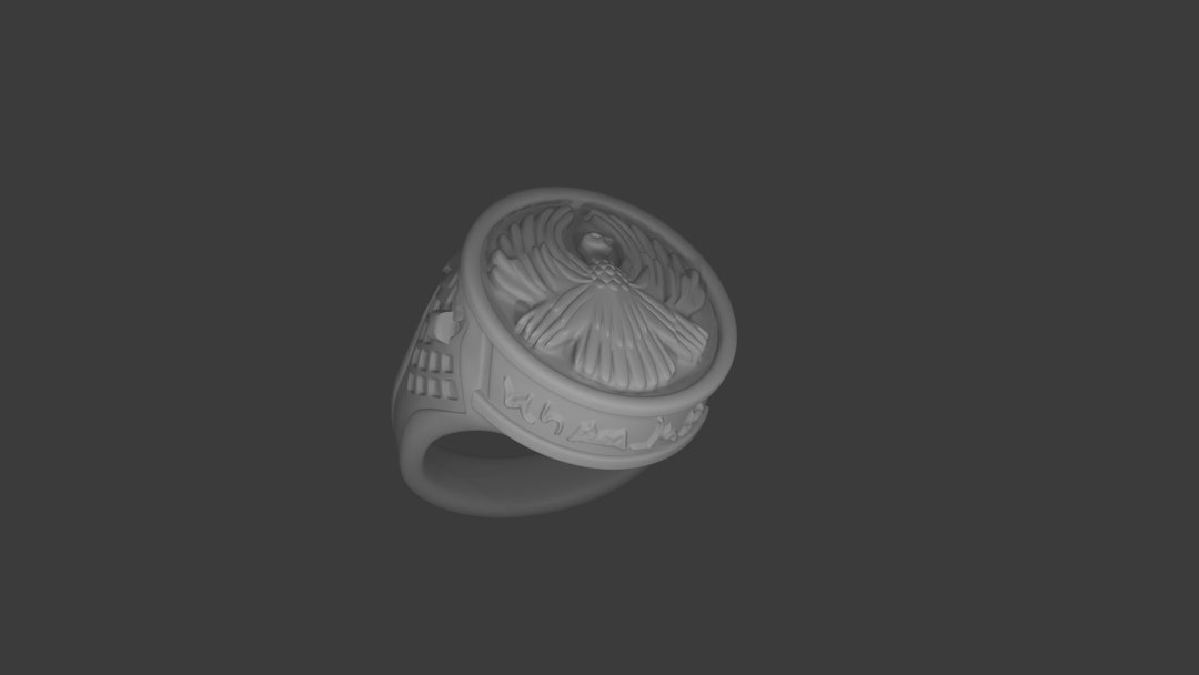 House of Atreides Signet Ring Dune STL for 3D Printing Cosplay Replica ...