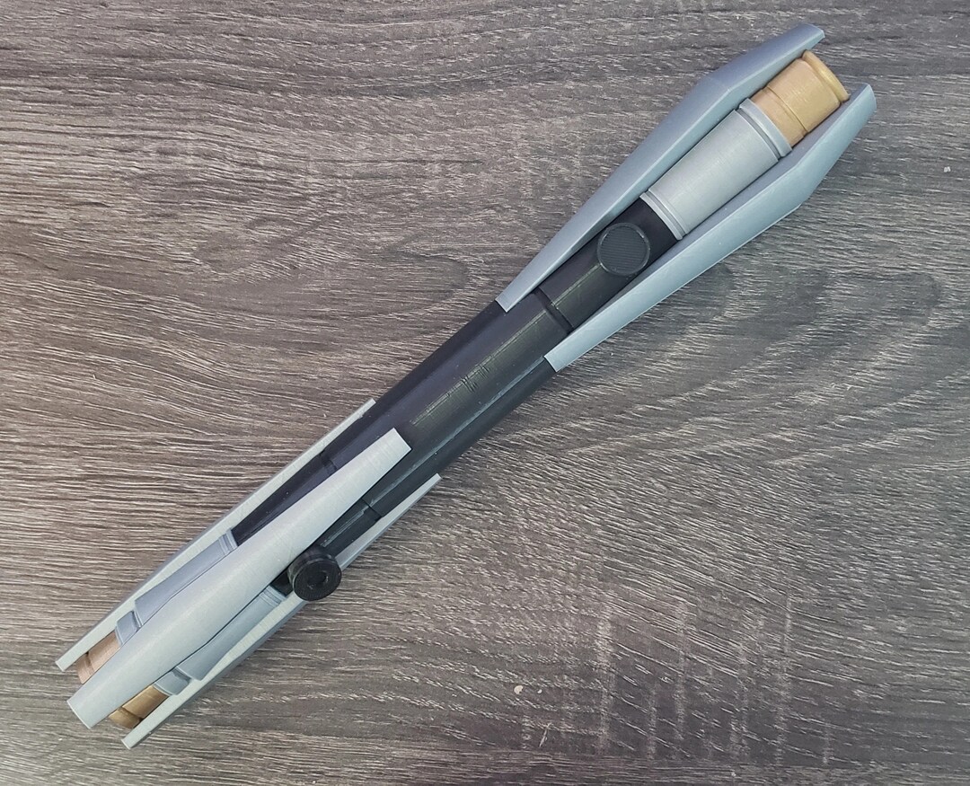 Sifo Dyas' Lightsaber Star Wars STL for 3D Printing Cosplay Replica - Etsy