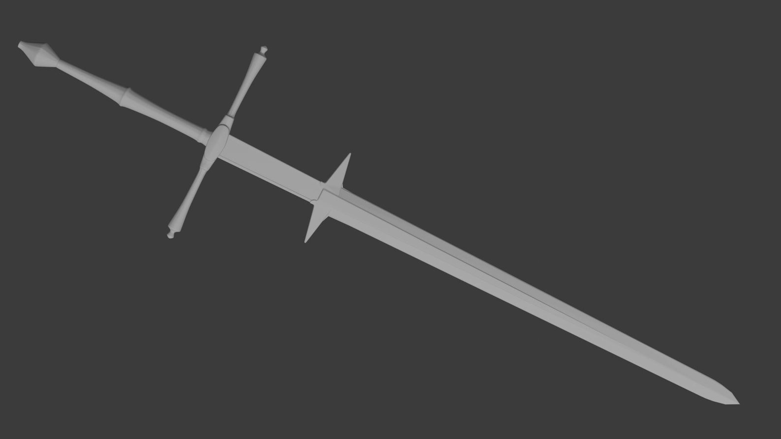 Zweihander Straight Sword Dark Souls STL for 3D Printing Cosplay ...