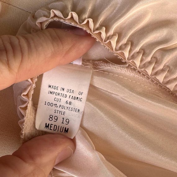 1970s Neiman Marcus Half Slip Ivory Sheen 1960s 70s 6… - Gem
