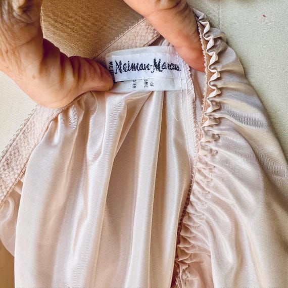 1970s Neiman Marcus Half Slip Ivory Sheen 1960s 70s 6… - Gem