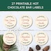 Printable Hot Chocolate Bar Label Kit | for Parties, Events, and ...