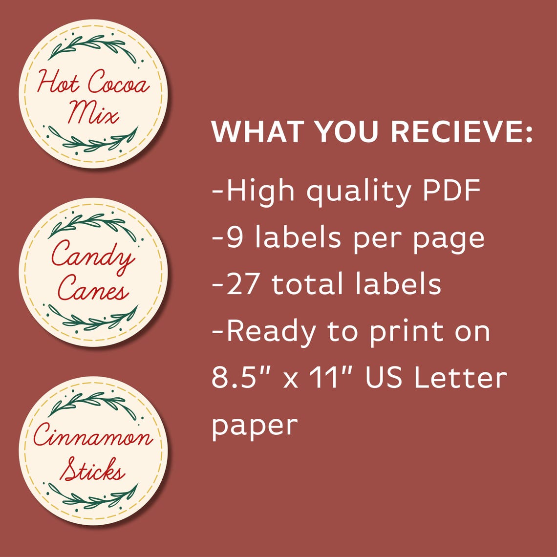 Printable Hot Chocolate Bar Label Kit | for Parties, Events, and ...