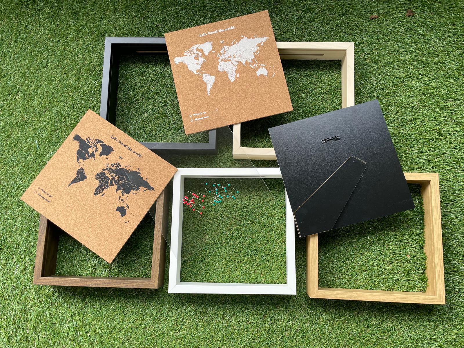 Travel Box, World Map Pin, Memory Box, Piggy Bank, Traveller Gift, Gift ...