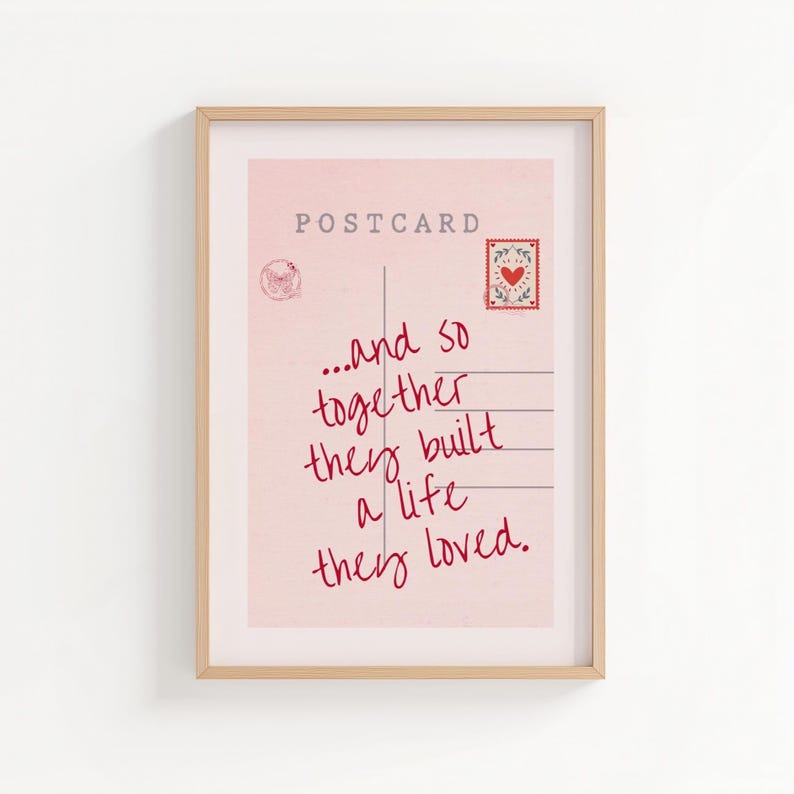 Valentines Day Prints Set of 15: Romantic Wall Art, Trendy Love Poster ...