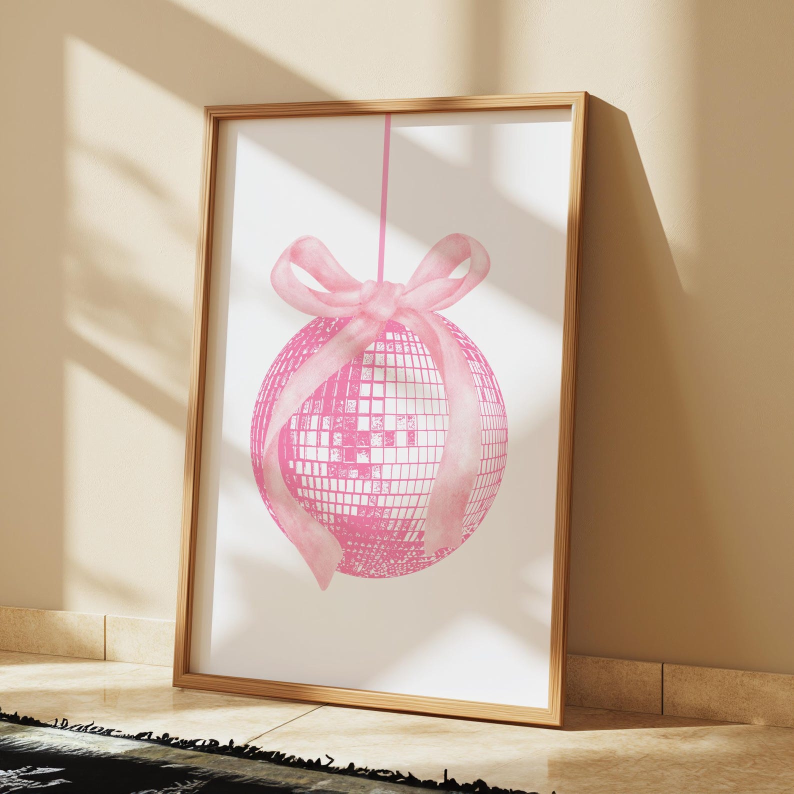 Pink Bows Wall Art Set: Preppy Coquette Room Decor (digital Download ...