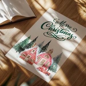 Funny Christmas Wall Art Set: Trendy Holiday Prints Set of 18 (digital ...