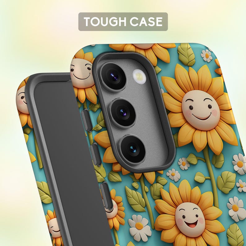 Happy Sunflowers Samsung Case Brings Cheerful, Kawaii Sunshine With ...