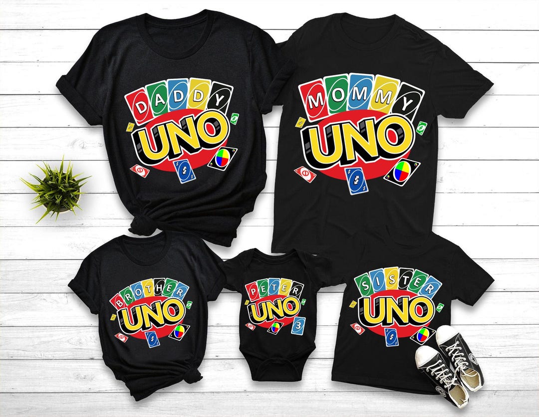 Uno Birthday Shirts, Personalized Uno Birthday Shirt, Family Matching ...