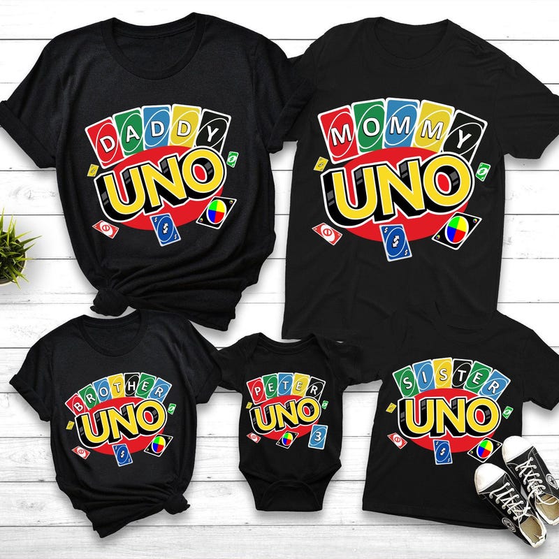 Uno Birthday Shirt - Etsy