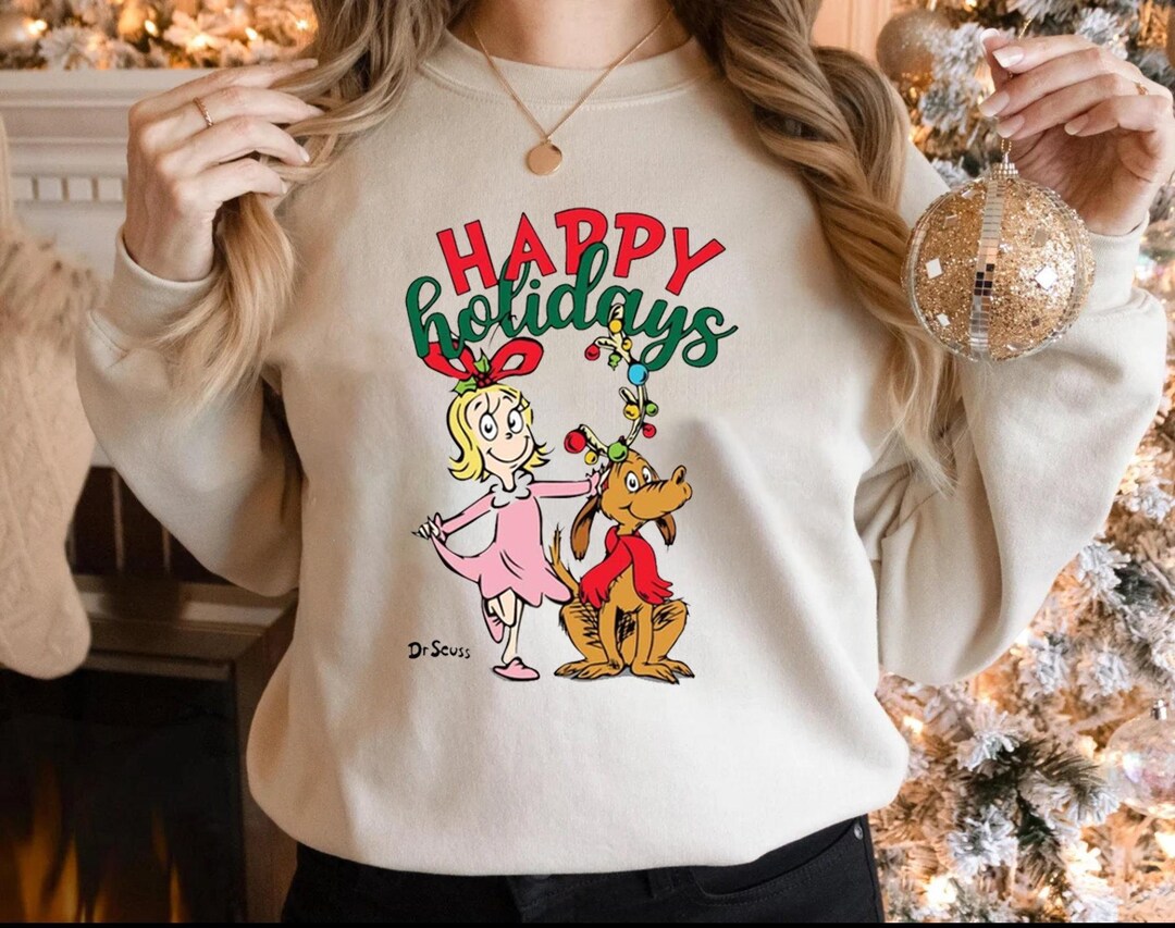 Cindy Lou Happy Holidays Shirt, Cindy Lou Christmas Light Shirt, Cindy ...