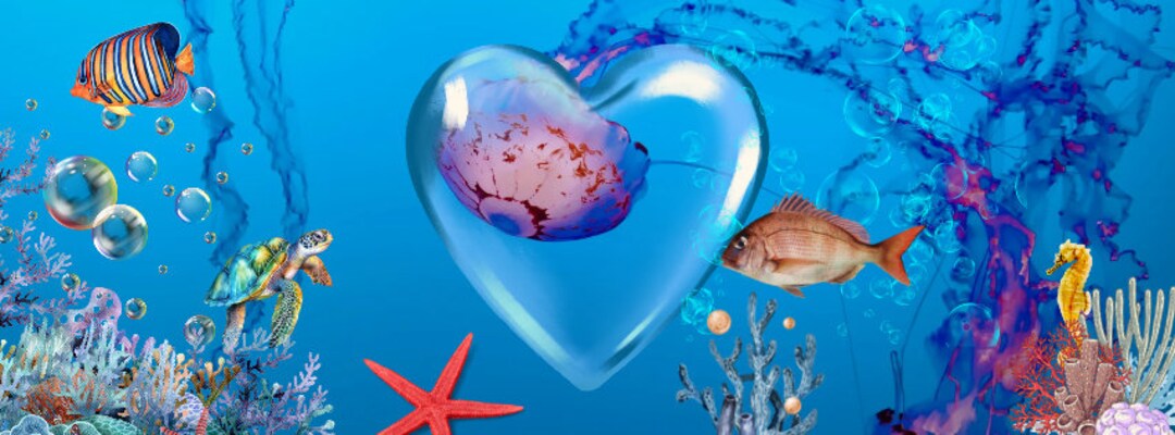 DEEP BLUE SEA Facebook Cover Photo - Etsy