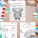 1st Grade Color + Activity 3-pack - Etsy