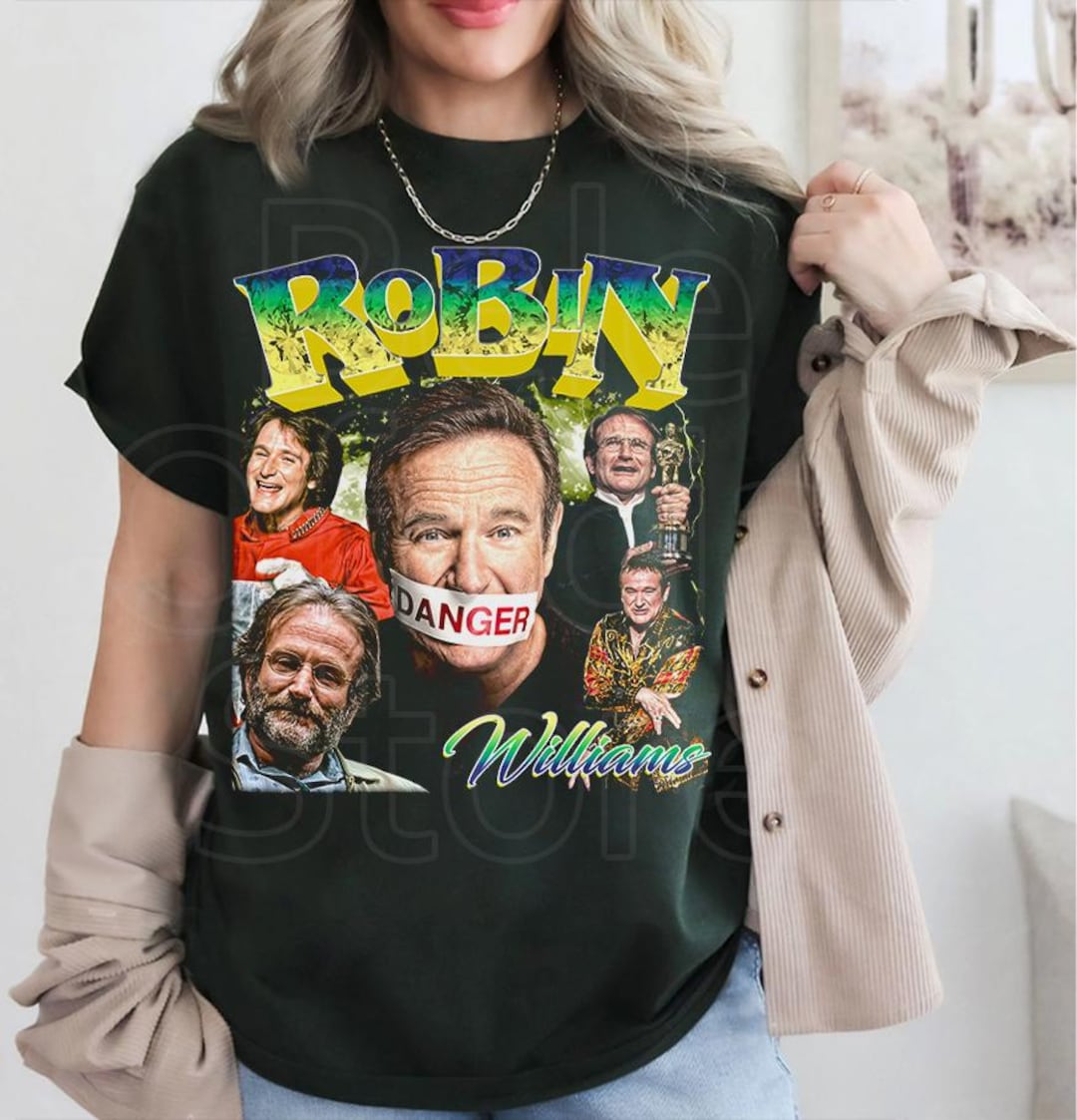 Robin Williams T-shirt, Comedian Tee, Actor Shirt, Movie Gift, Iconic T ...