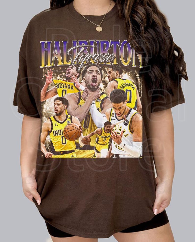 Tyrese Haliburton Shirt, Classic Vintage Tyrese Haliburton T Shirt ...