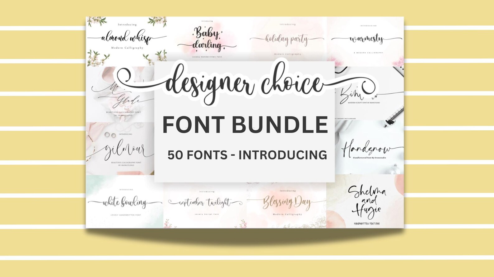 Designer Choice - Font Bundle, Retro Font, Groovy Fonts, Cricut Font ...