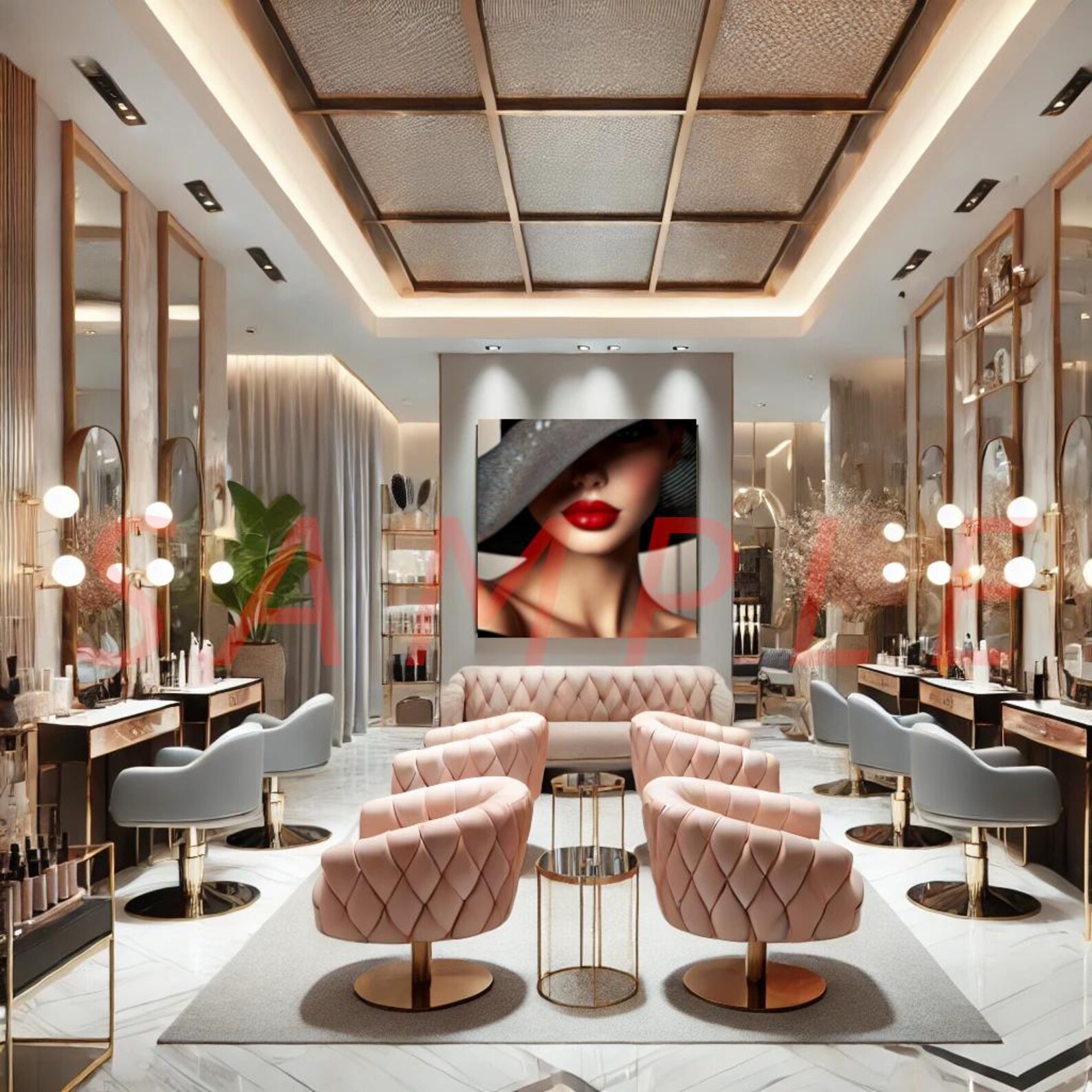 Elegance in Shadow: the Red Lips Portrait - Etsy