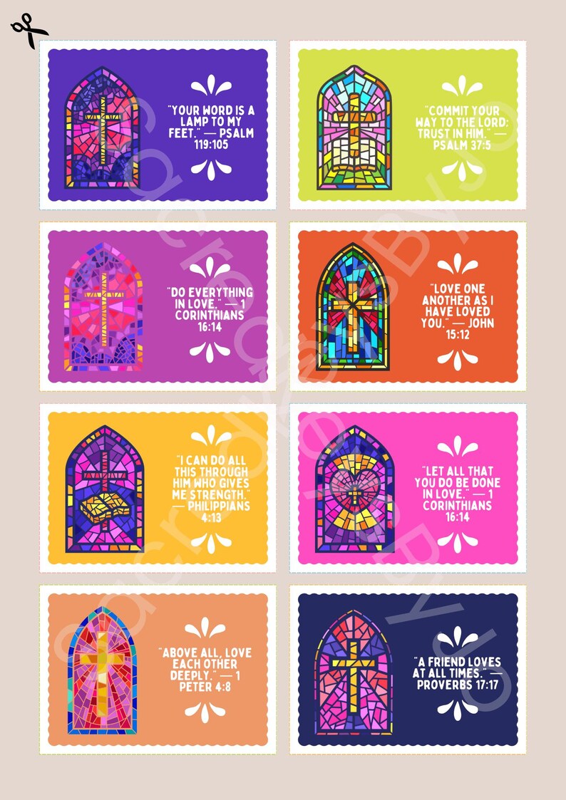 Printable Bible Verse Lunchbox Notes | Christian Scripture Cards ...