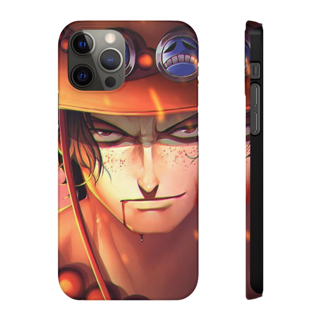 Anime Snap Cases One Piece Ace Design, Phone Cover, Manga Lover Gift ...