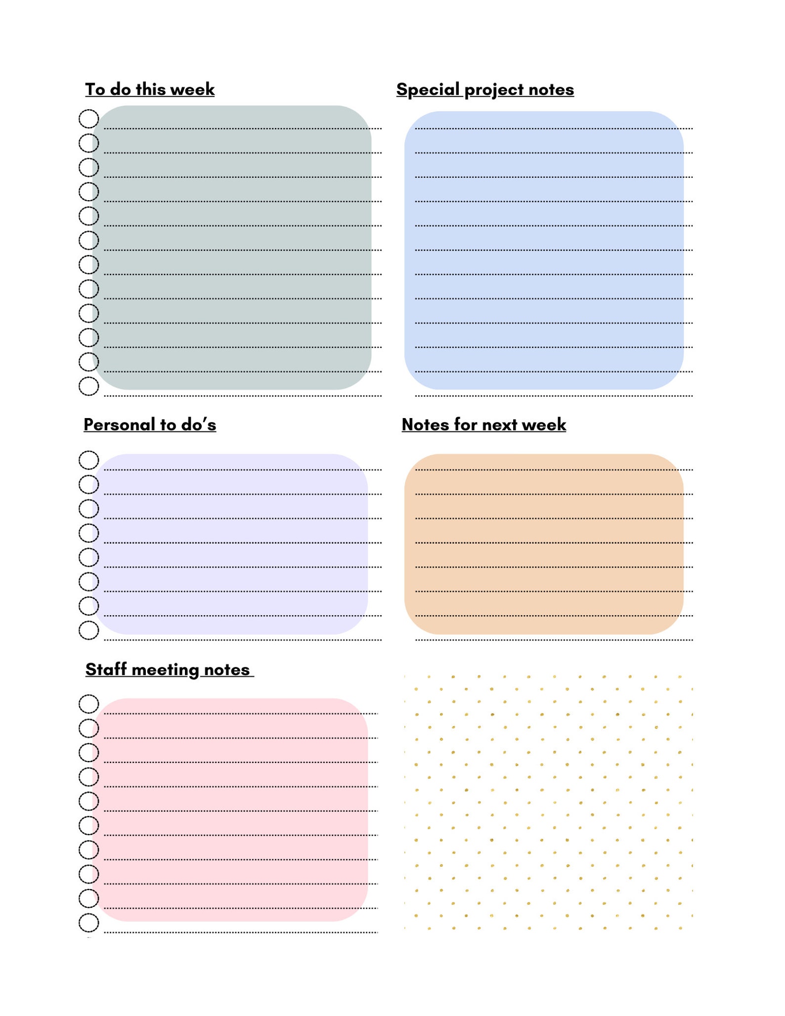 WEEKLY SCHOOL PLANNER for Montessori School Teachers - Etsy