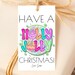 Have a Holly Jolly Christmas Gift Tag Holiday Tags Festive Winter ...