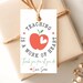 Teacher Gift Tag Teacher Appreciation Gift Tag Teaching is a Work of ...