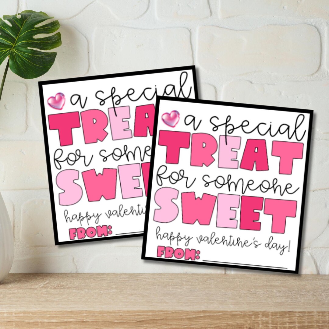 Valentines Day Gift Tag Gift Tag for Valentine's Day Happy Valentines ...