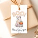 Editable Halloween Gift Tag Boo Here's a Treat for You Printable Ghost ...