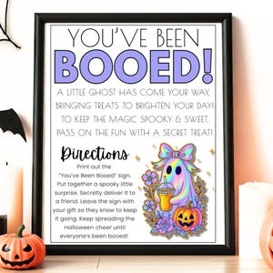 Halloween Boo Buddy Kit You’ve Been Booed Gift Tags Boo Buddies ...