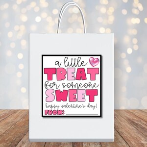 Valentines Day Gift Tag Gift Tag for Valentine's Day Happy Valentines ...