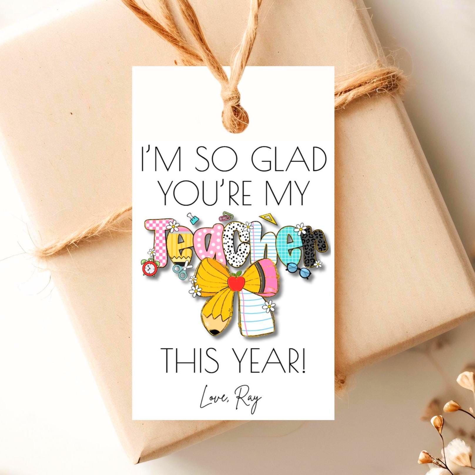 Back to School Gift Tag First Day of School Gift Tag Meet the Teacher ...