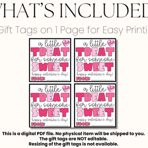 Valentines Day Gift Tag Gift Tag for Valentine's Day Happy Valentines ...
