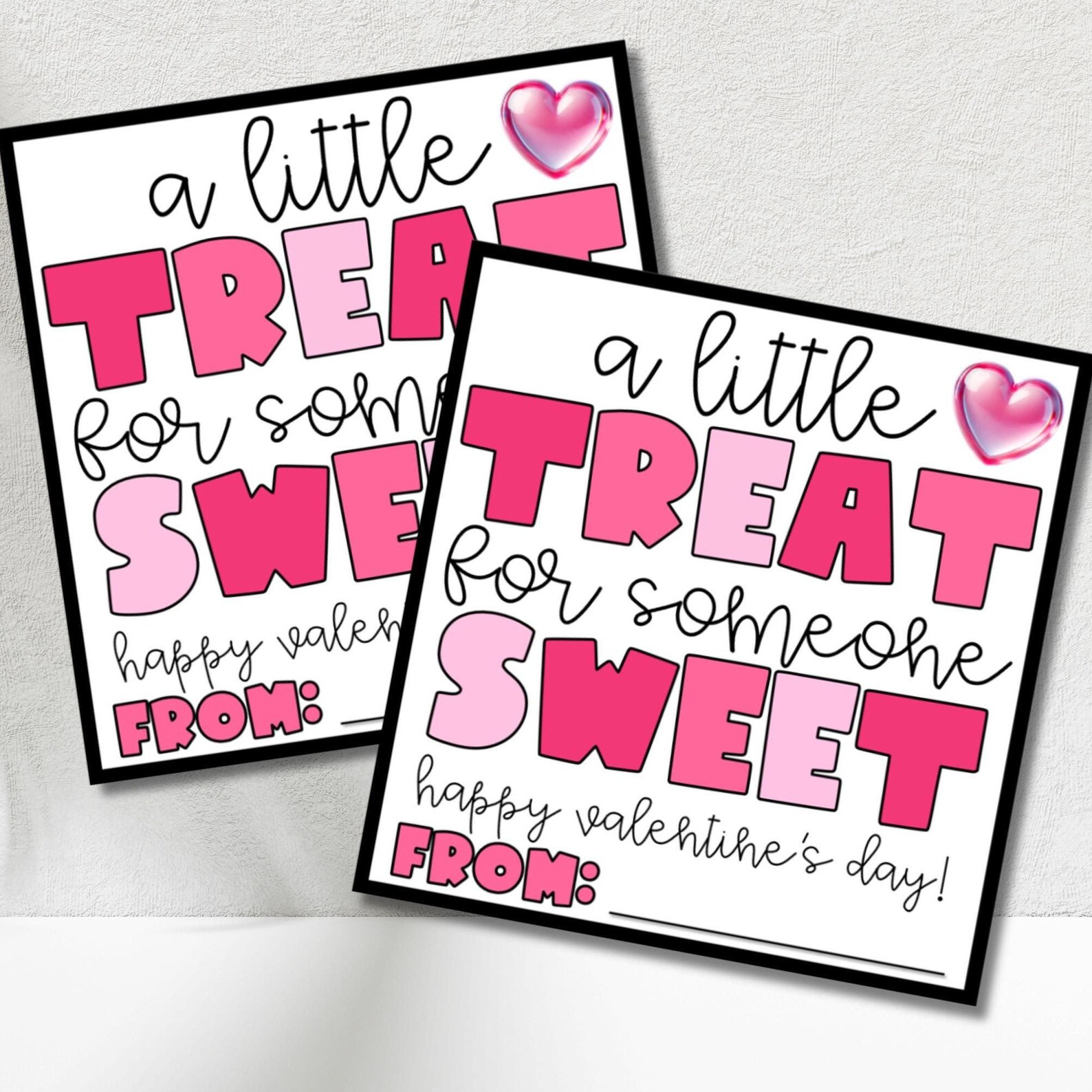 Valentines Day Gift Tag Gift Tag for Valentine's Day Happy Valentines ...