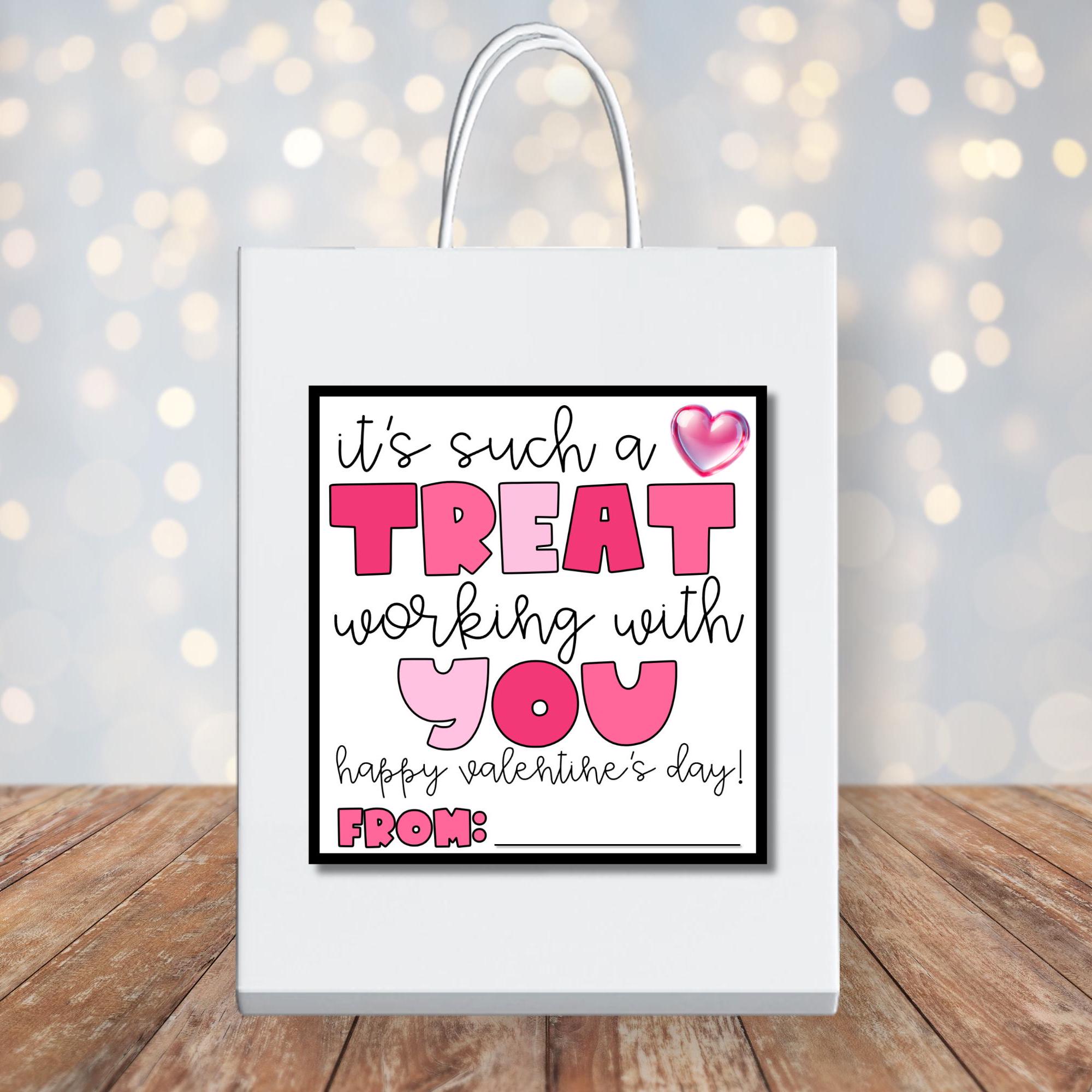 Valentines Day Gift Tag Gift Tag for Valentine's Day Happy Valentines ...