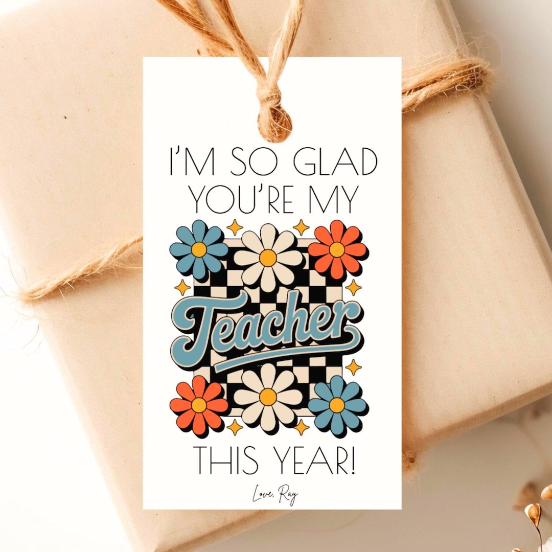 Back to School Gift Tag First Day of School Gift Tag Meet the Teacher ...