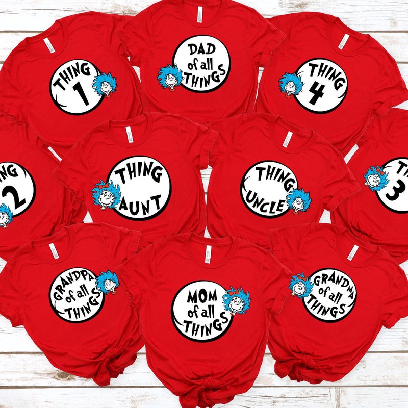 Thing 1 Thing 2 Iron On - Etsy