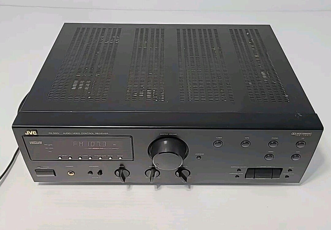JVC RX-552V /552VBK Receiver Hifi Stereo 5.1 Channel Home Theater ...