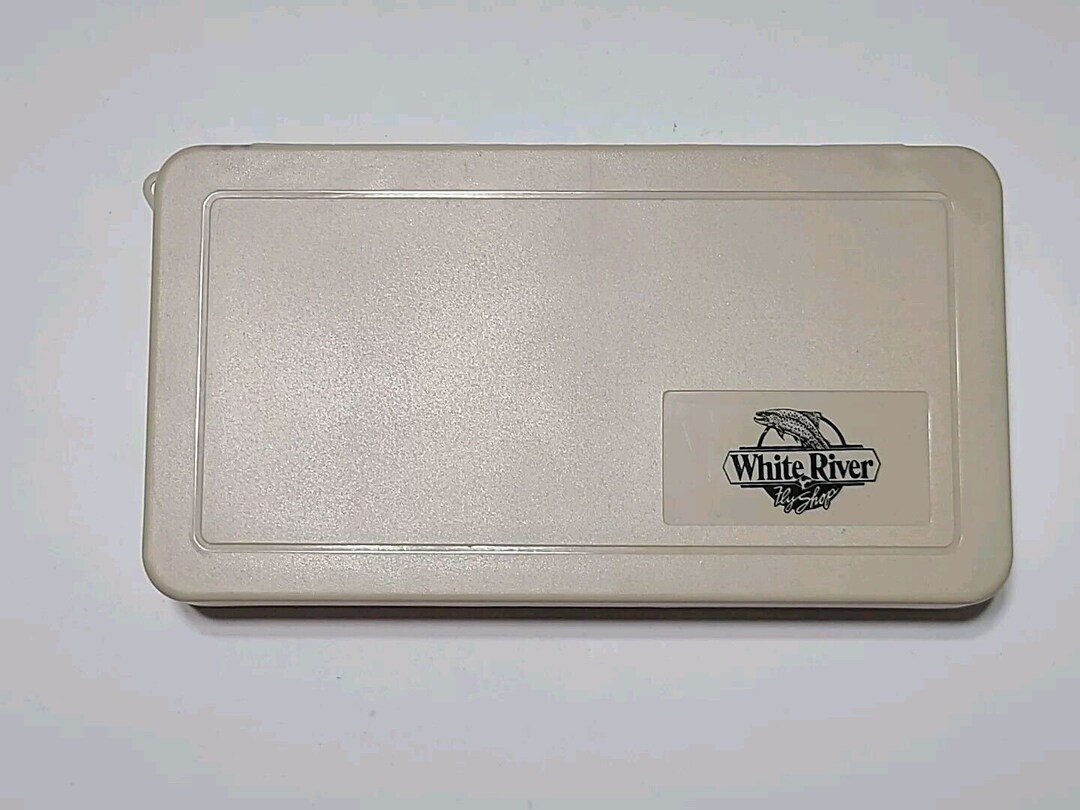 White River Fly Shop Fly Fishing Vintage Fly Storage Box W/ Foam Fly ...