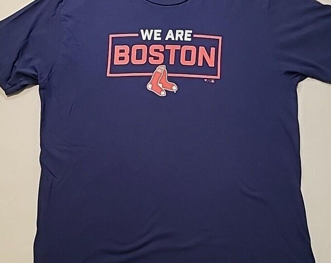 Boston Red Sox T Shirt We Are Boston Fanatics Branded Mens Size XL Navy ...