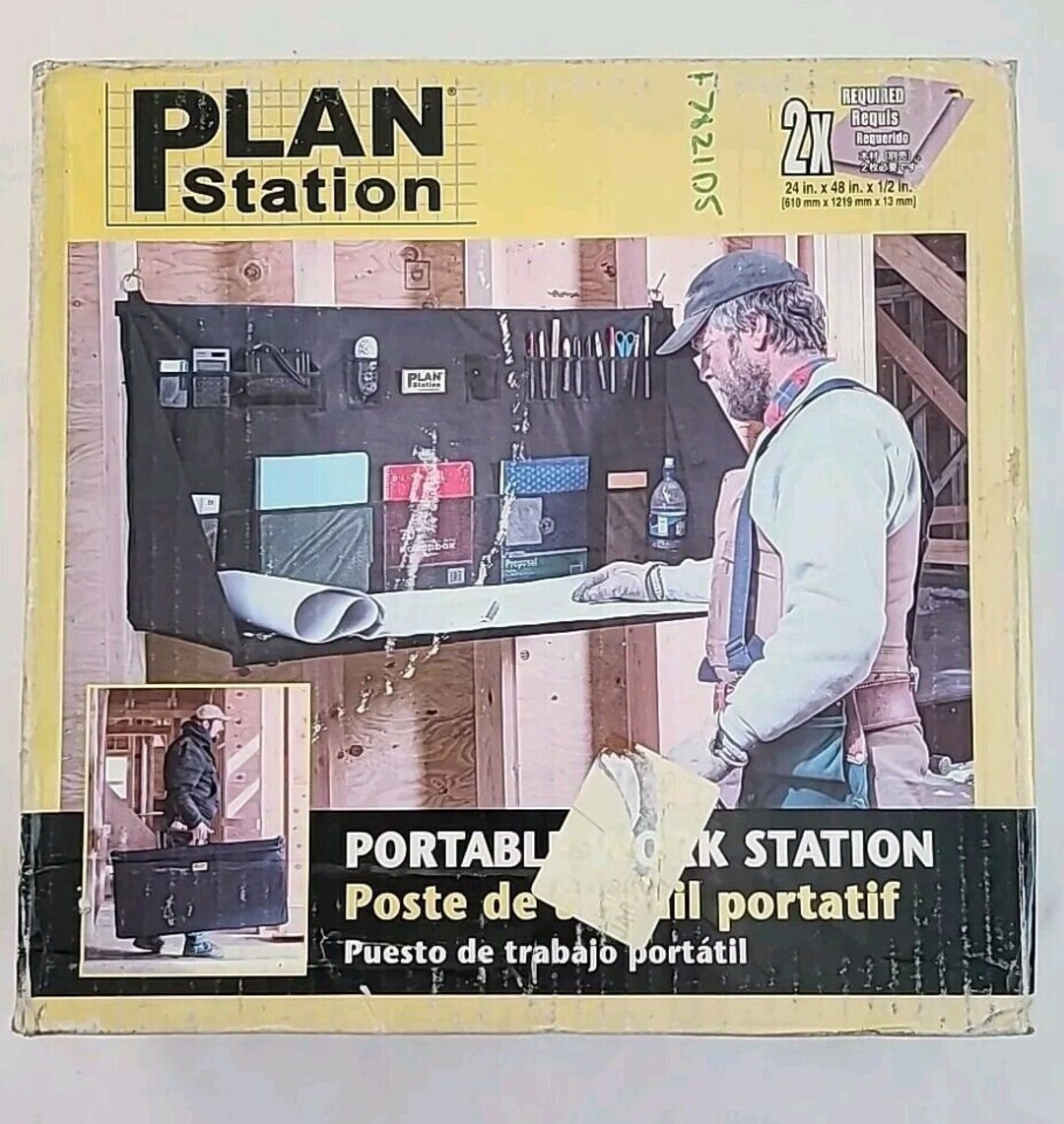 PRO WS3800 Portable Standing Desk, Workbench, Station, Garage, Jobsite ...