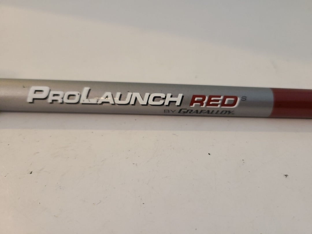 Grafalloy Pro Launch Red Golf Club Shaft Stiff S Flex Cleveland Grip 34 ...
