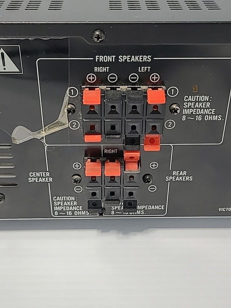 Receptor estéreo HiFi de 5.1 canales para cine en casa JVC RX-552V ...