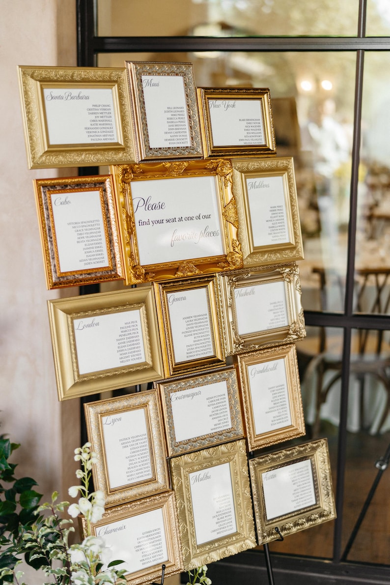 Wedding Seating Chart - Etsy