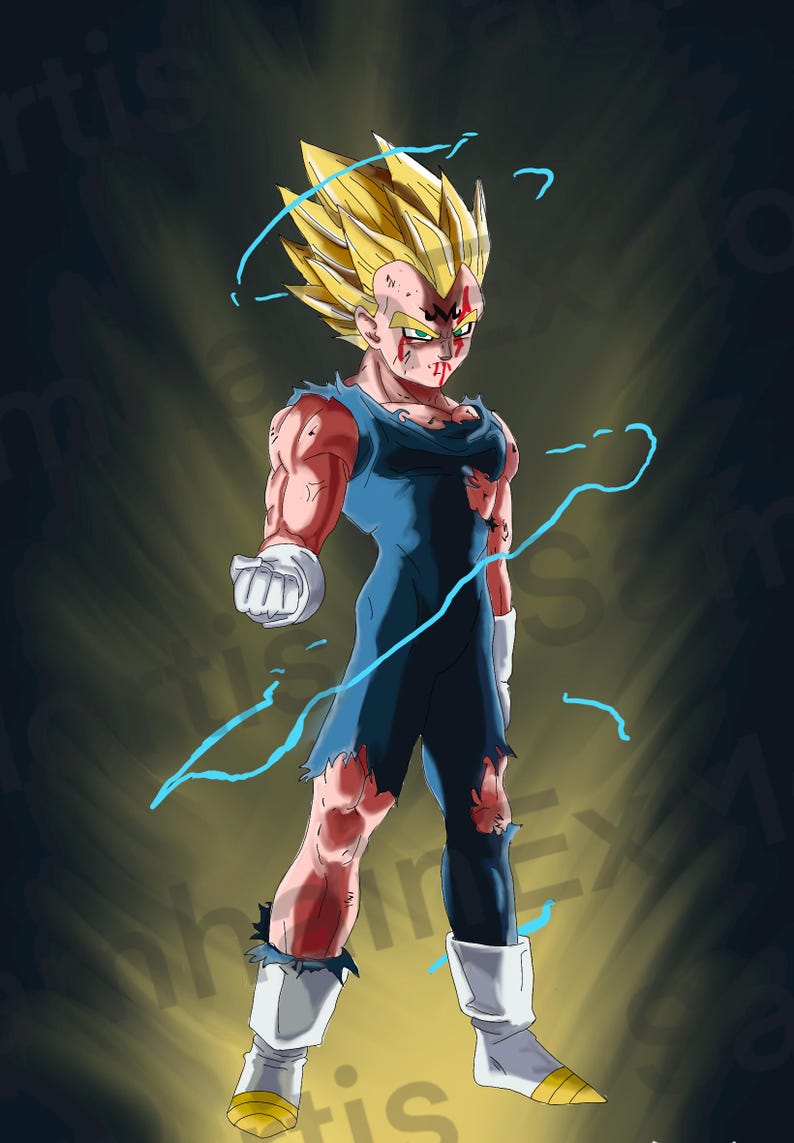 Dragon Ball Z - Vegeta’s Final Atonement - Etsy