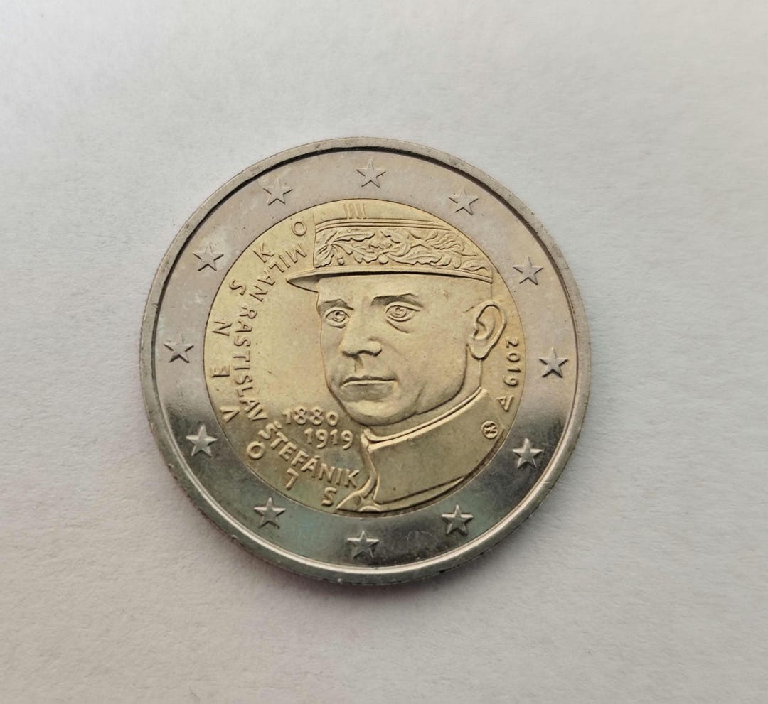 2 Euro Slovakia 2019 Commemorative Coin - Etsy