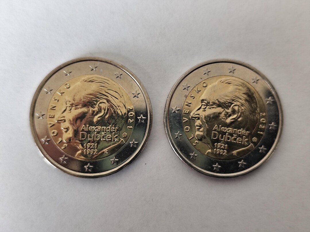 2 Euro Slovakia 2021 Commemorative Coin - Etsy